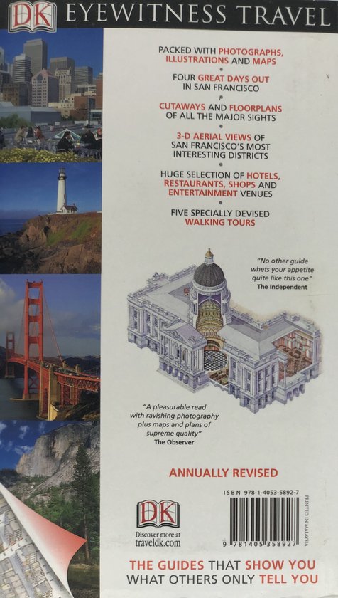 Dk Eyewitness Travel Guide: San Francisco & Northern Califor, Annelise Sorensen |... | bol