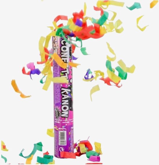 3x Feest confetti kanon 25cm - Confetti shooter - Party popper - thema ...