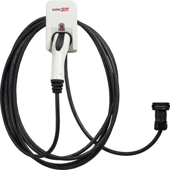 SolarEdge - SE-EV-KIT-25M32-2 - EV lader kabel en houder 7.6m Type2 32A ...