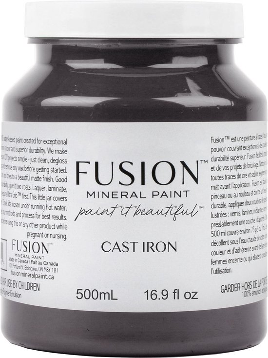 Fusion Mineral Paint - Cast Iron | bol