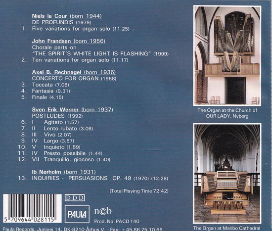 Danish organ classics from the 20th century - Diverse componisten ...