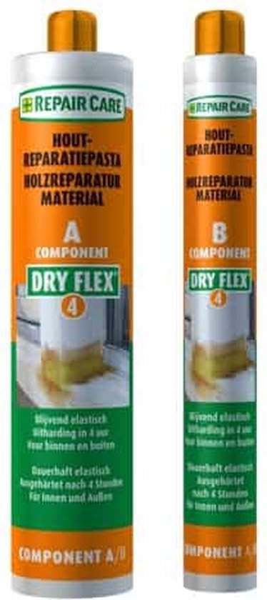 Repair Care DRY FLEX 4 - houtrotreparatie A en B - 300 ml + 100 ml | bol