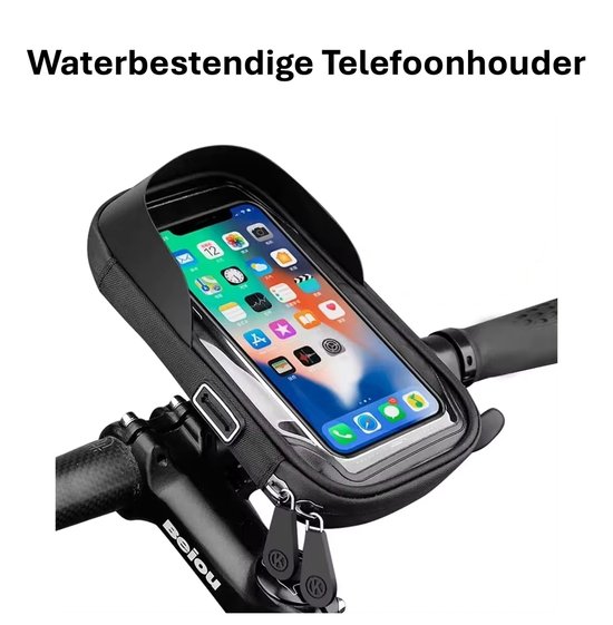 Raybro Waterproof Telefoonhouder - 360 graden - electrische fiets ...