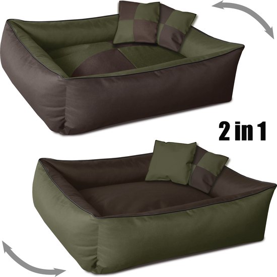 BedDog® hondenmand MAX QUATTRO 4in1, vierkant hondenkussen, grote ...