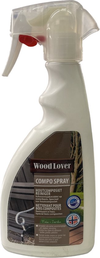 Wood Lover Compo Spray - Schoonmaak voor houtcomposiet - 500 ml spray | bol