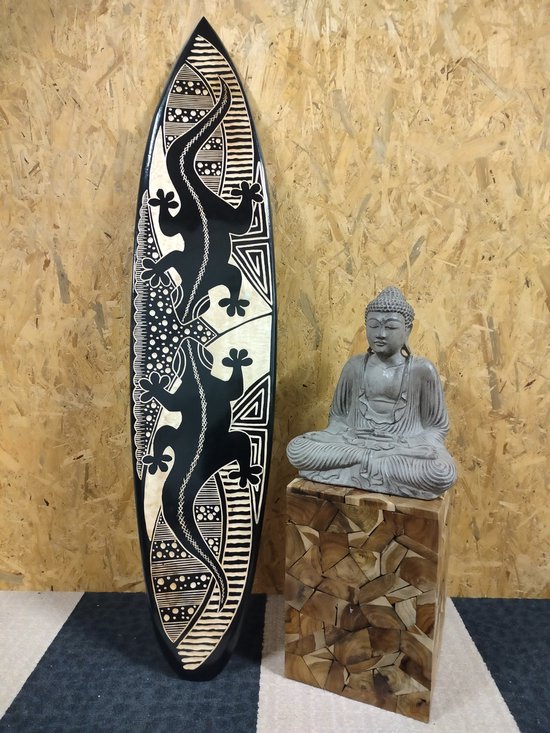 Double Gecko - Surfplank Surfboard - Decoratie - 150cm | bol