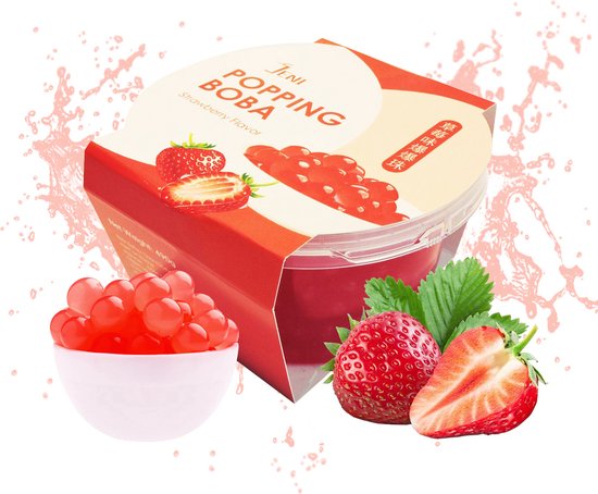 Bubble Tea Toppping | Popping Boba Fruit Pearls | JENI Popping Boba ...