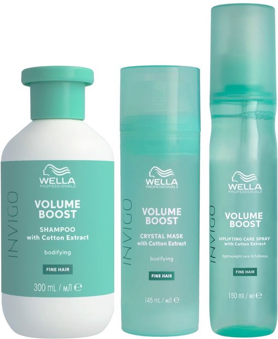 Wella - Invigo Volume Boost Luxe Set | bol