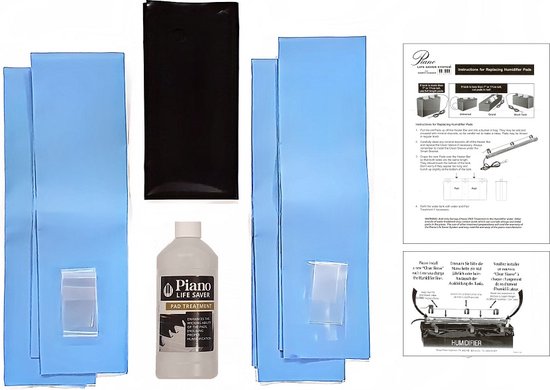 Dampp-Chaser complete onderhoudset: 4 originele pads + 1 fles pad ...