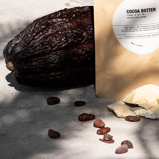 SAFWAH Biologische Cacaoboter uit Ghana 100g - Puur en Onbewerkt - Voor ...