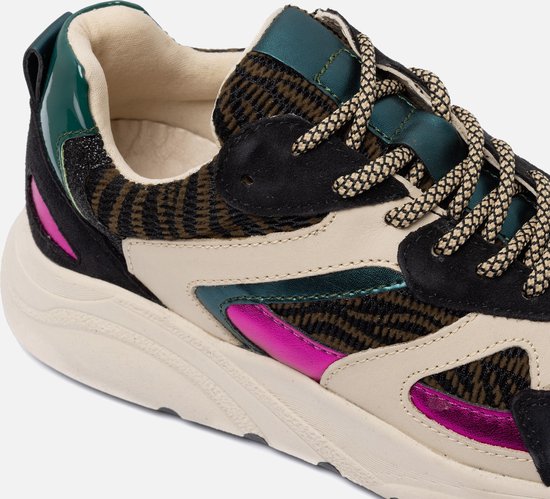 Ann Rocks Sneakers zwart Suede - Maat 36 | bol