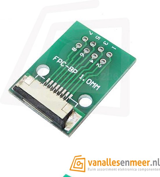 FPC/FFC flat cable PCB 8P 1mm met connector | bol