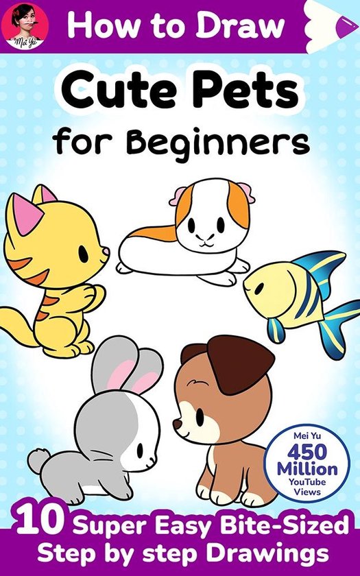 How to Draw Cute Anything for Beginners 9 - How to Draw Cute Pets for ...