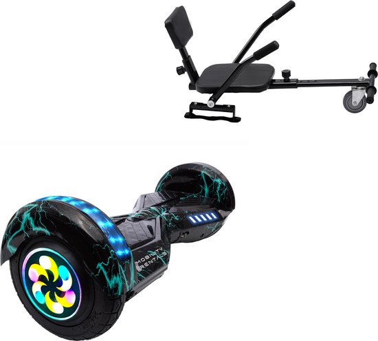 E-Mobility Rentals Hoverboard Met Hoverkart Comfort Zwart - Lambo Lightning Pro -... | bol