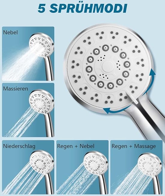 Energy Saving Shower Head / Premium Material - waterbesparende ...