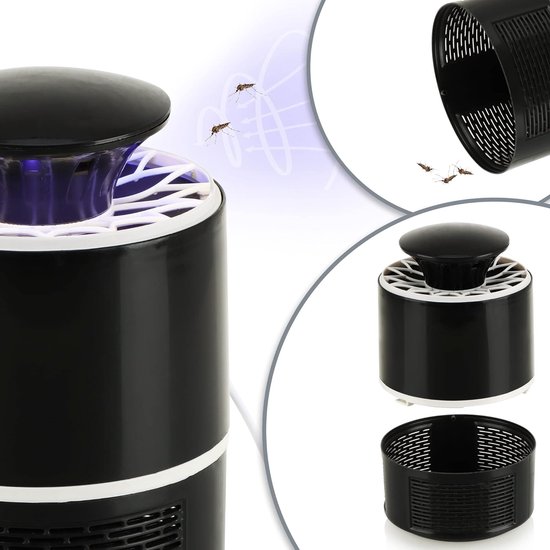elektrische insectenval - muggenval met UV-licht en USB-kabel ...