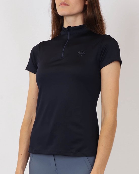 Montar Rebel Training shirt tone in tone crystal logo Navy - S | bol