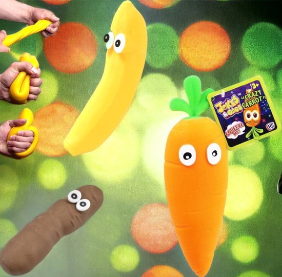 Squishy Stressbal pakket 3-delig - Fidget Toys voor volwassenen en ...