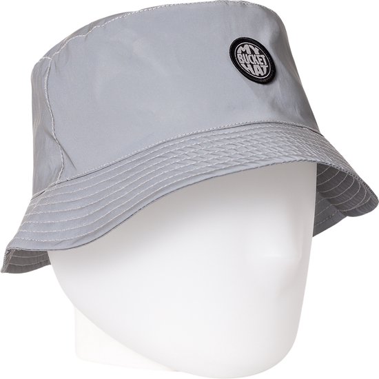 Reflective bucket hat - mybuckethat - reflective - zilver/grijs ...