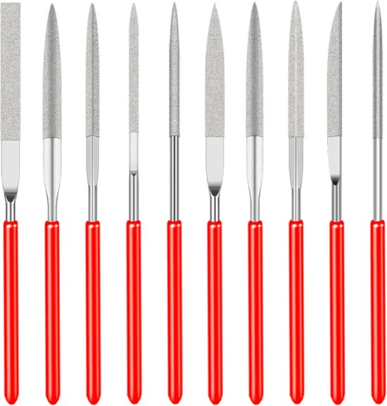 Ijzervijl - Diamantvijl - 10 Delig - Houtvijl - Metaalvijl ...