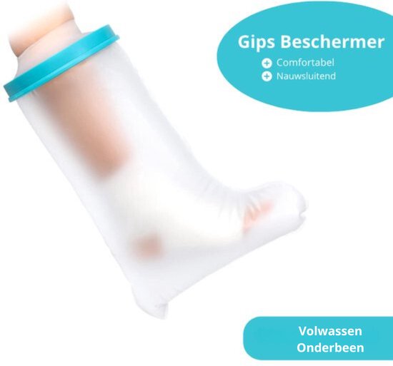 Gipsbeschermer douche - Gips hoes voor Onderbeen - Shower cover ...