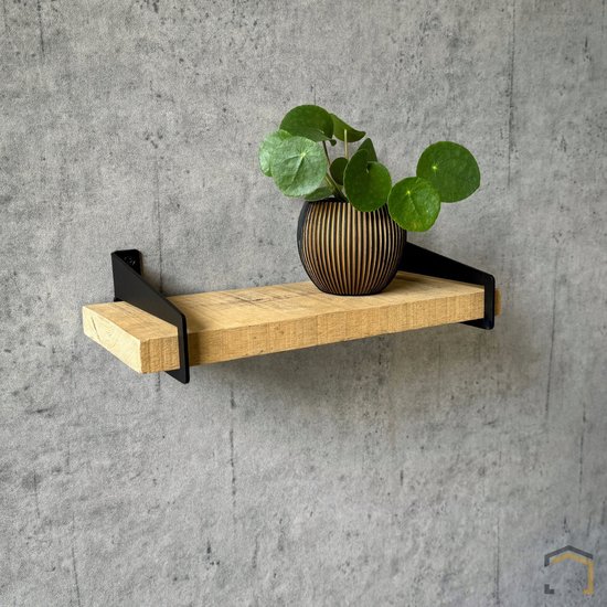 Industriële Plankdragers – Set van 2 | 150mm Staal | Zwart Gecoat ...