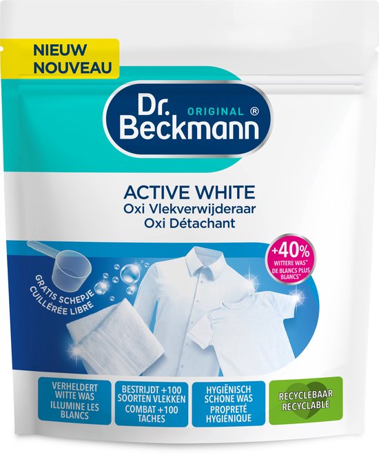 Dr. Beckmann Oxi poeder voordeelset - Oxi Active White + Oxi Active ...