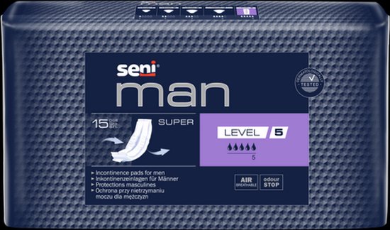 Seni Man Super Level 5 - 1 pak van 15 stuks | bol
