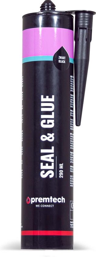 Seal & Glue verlijmende afdichtingskit zwart | bol