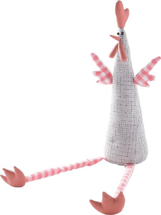 Roze en beige decoratieve paaskip H53 | bol