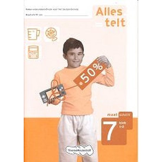 Alles Telt versie 2 Maatschrift groep 7 blok 1+2 (per stuk) | 8721101608491 | Boeken | bol