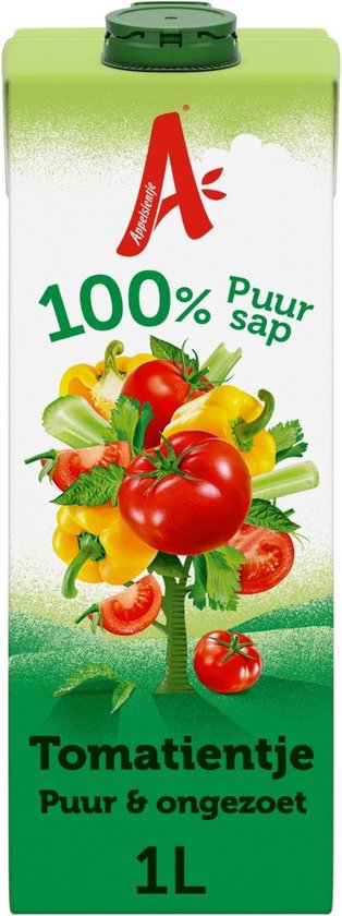 Appelsientje Tomatensap tomatientje 8 pakken x 1 liter | bol