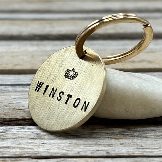 Dierenpenning Hondenpenning Kattenpenning, Dubbelzijdig Hand gestempeld ...