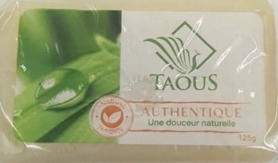 Taous Sabon Zeep - Natuurlijke zoetheid - Hydrateert de huid - 5 x 125 ...