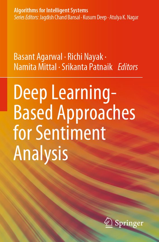 Deep Learning Based Approaches for Sentiment Analysis | 9789811512186 ...