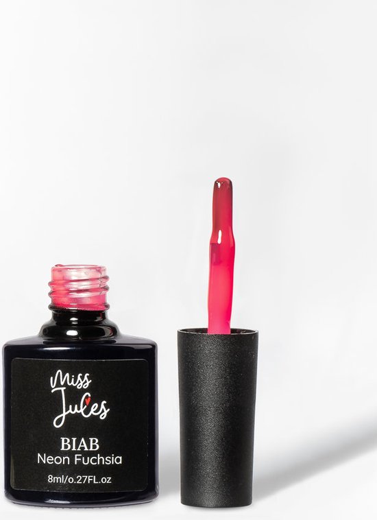 Miss Jules® BIAB – Builder in a Bottle – BIAB Nagel Builder Gel - Neon Roze - HEMA &... | bol