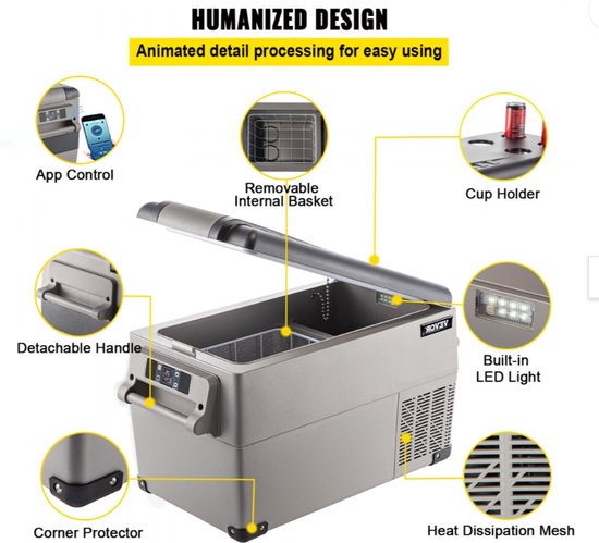 ShopDeal® - Auto Koelbox - Koelbox Elektrisch 12V 230 Volt - Elektrische Koelbox -... | bol