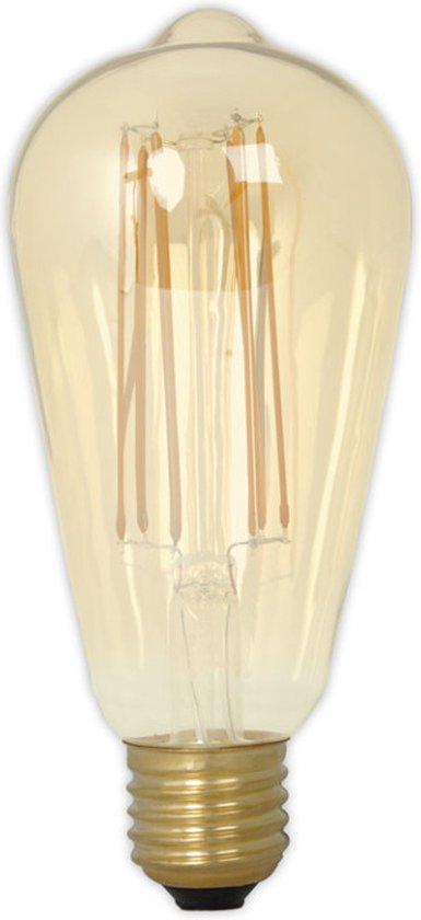 Filament LED Lamp Edison Gold Ø64 mm E27 4W 320lm | bol