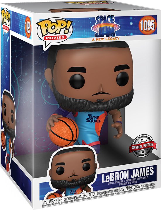 Pop Movies: Space Jam A New Legacy - LeBron James Jumbo Funko Pop #1095 ...