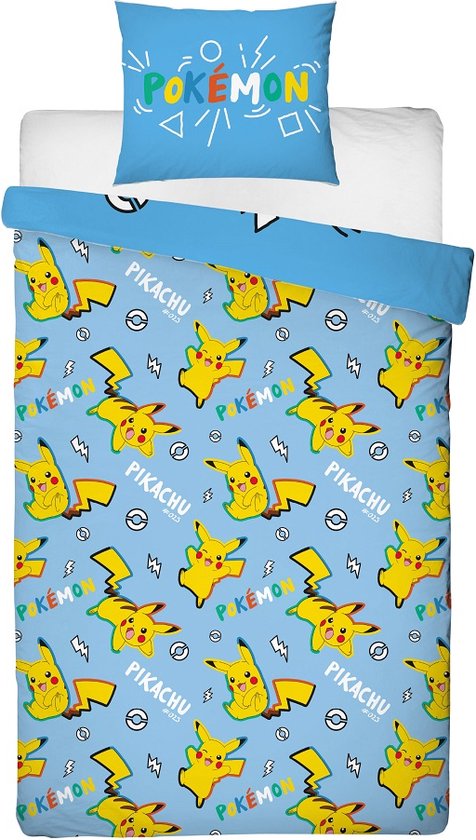 Pokémon - Pikachu in al zijn staten Microvezel Beddengoed Set ...