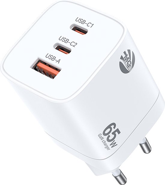 MG - Adapter Met Kabel - 30W Adapter - Super Fast Charging - Wit - 2 ...