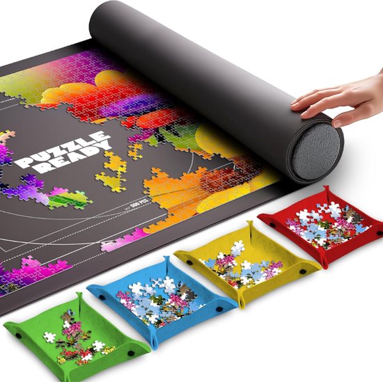 Puzzelkoffer – Puzzelmap – Puzzelmat 1000 tot 1500 Stukjes – Puzzelbord ...