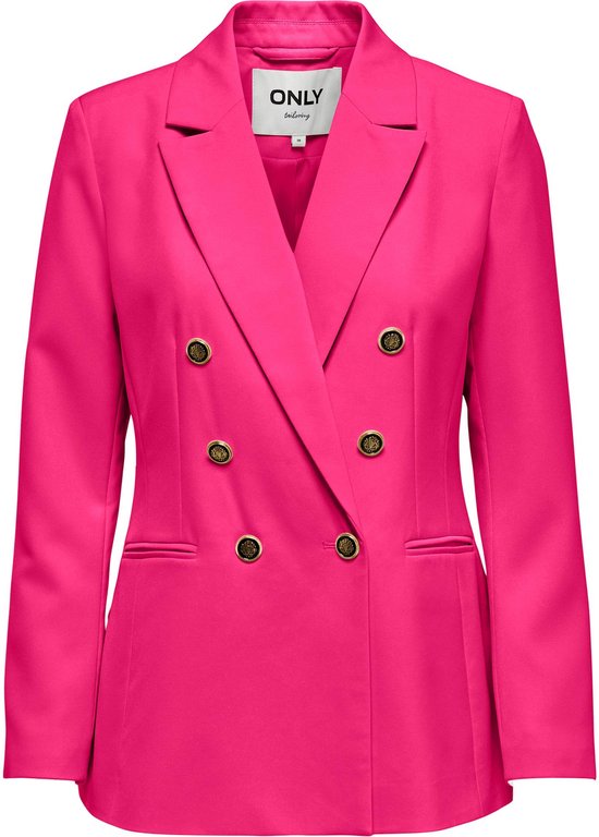 Only Blazer Onlastrid Life L/s Fitted Blazer Cc 15245222 Fuchsia Purple Dames Maat - 40 | bol
