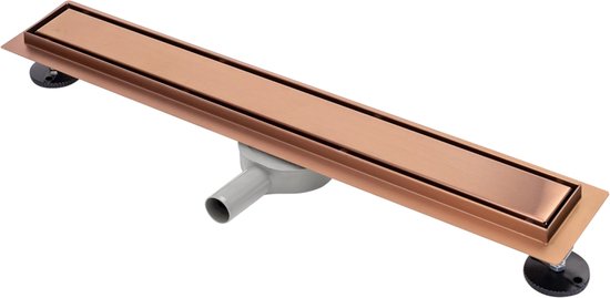 REA Douchegoot Ondiep met Flens 70 cm - Neo Pure - RVS - Geborsteld ...