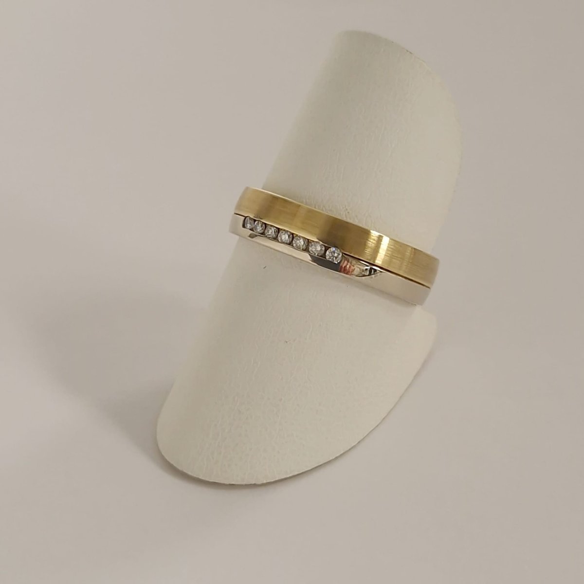 trouwring - dames - Aller Spanninga - 139 - geel/witgoud - 14karaat ...