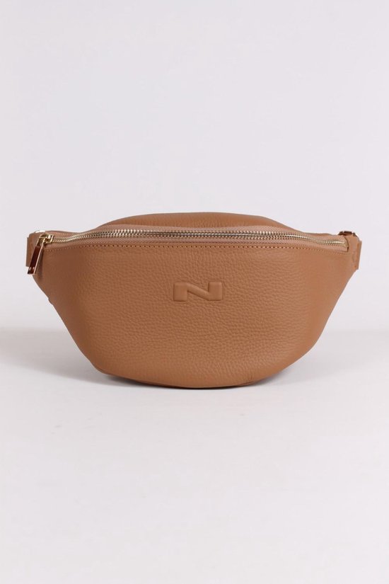 NATHAN-BAUME HANDTAS SMALL DERBY LEDER COGNAC | bol