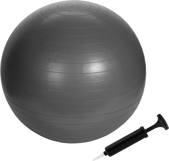 Yogabal - Grijs - Inclusief Pomp - 55 cm - Gymbal | bol