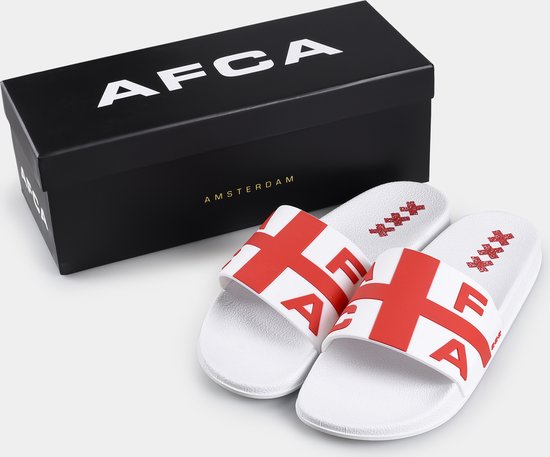 AFCA FLAG Slides - slippers - AFCA - Amsterdam - Ajax - Fanwear ...