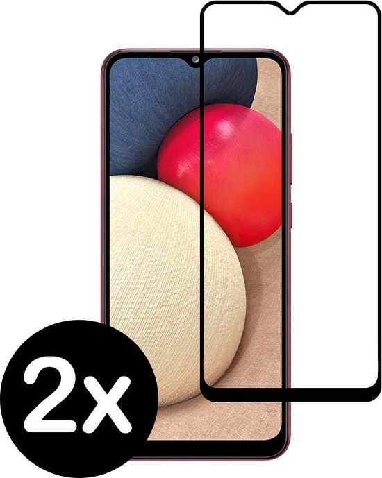 Smartphonica Samsung Galaxy A02s full cover tempered glass screenprotector van gehard... | bol
