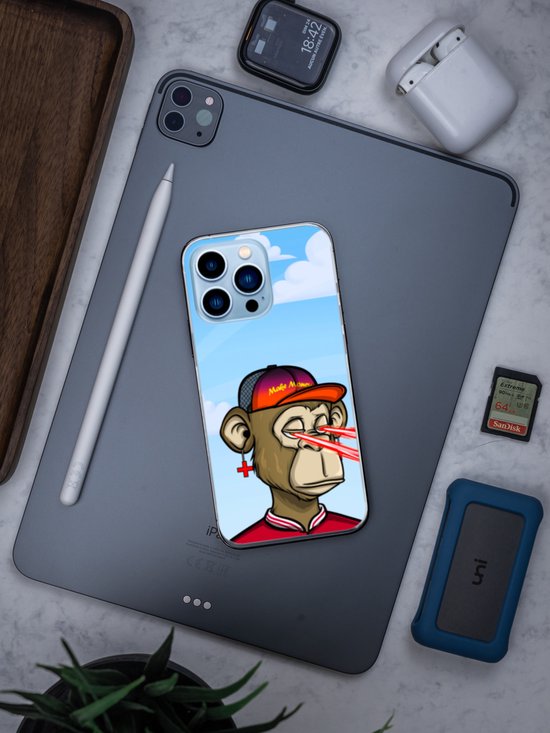 Phonegoat NFT iPhone 14 Pro Case Monkey x Laser | bol